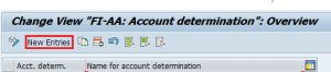 How to Specify Account Determination in SAP