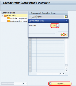 Activate Cost Center Accounting in Controlling Area