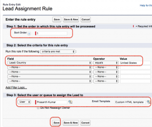 Salesforce lead assignment rules - Salesforce Tutorials