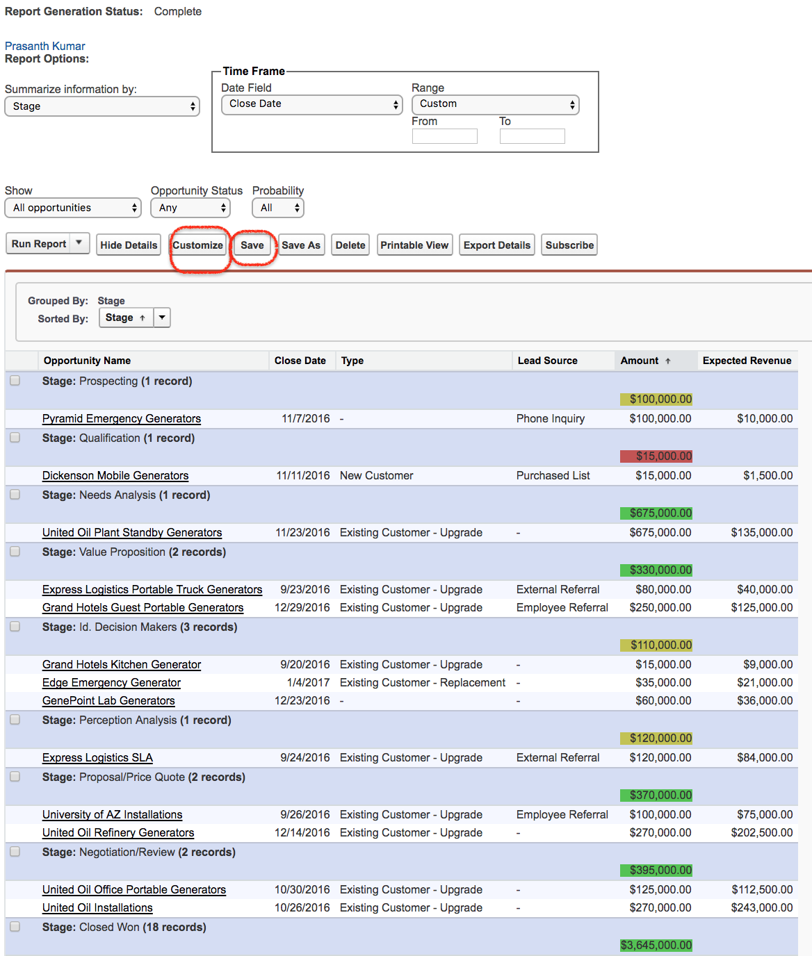 Summarize Your Salesforce Report Data Summary Reports TutorialKart