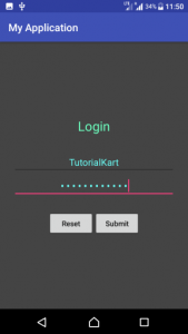 Login Form Example in Kotlin Android