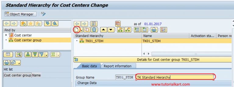 Define Standard Cost Center Hierarchy for Controlling Area in SAP Define Standard Cost Center Hierarchy for Controlling Area in SAP