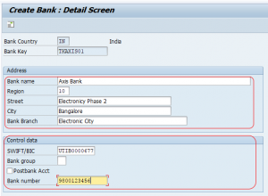 How to Create Bank Key in SAP | What is Bank Key