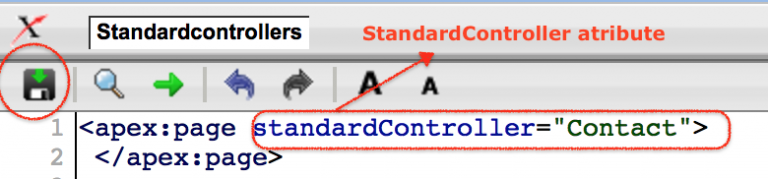 Standard Controller in Salesforce | Visualforce StandardController