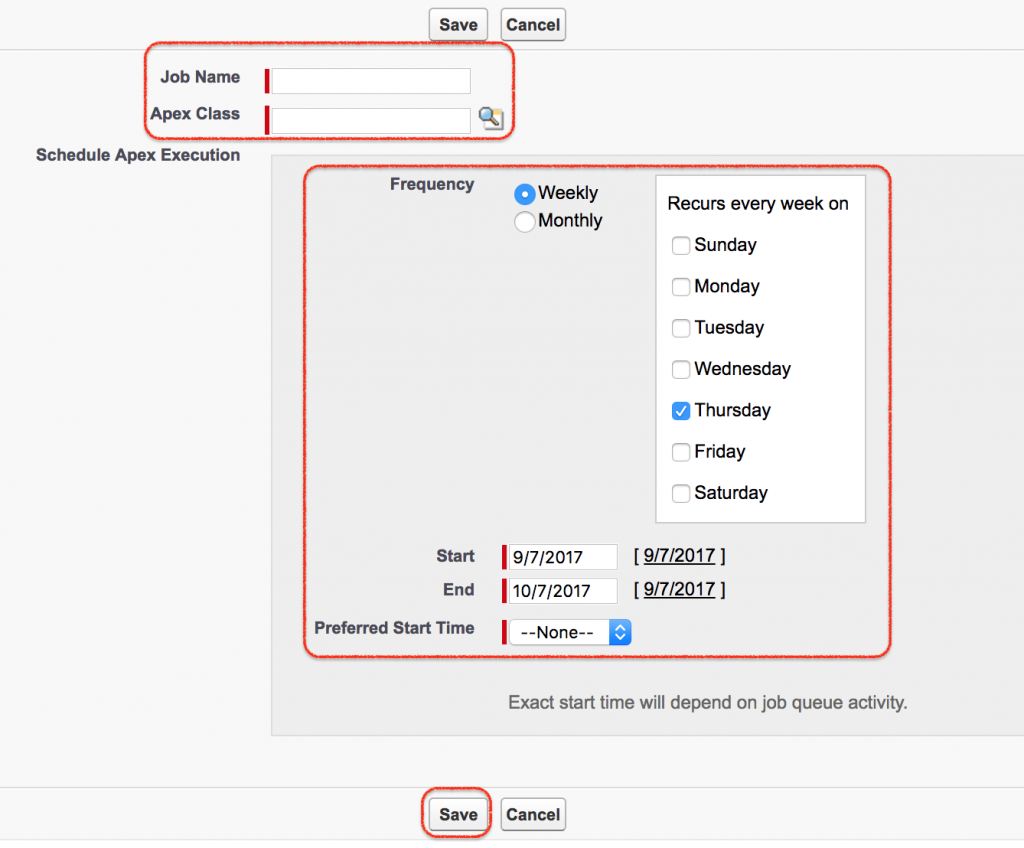 Apex Scheduler Syntax And Methods