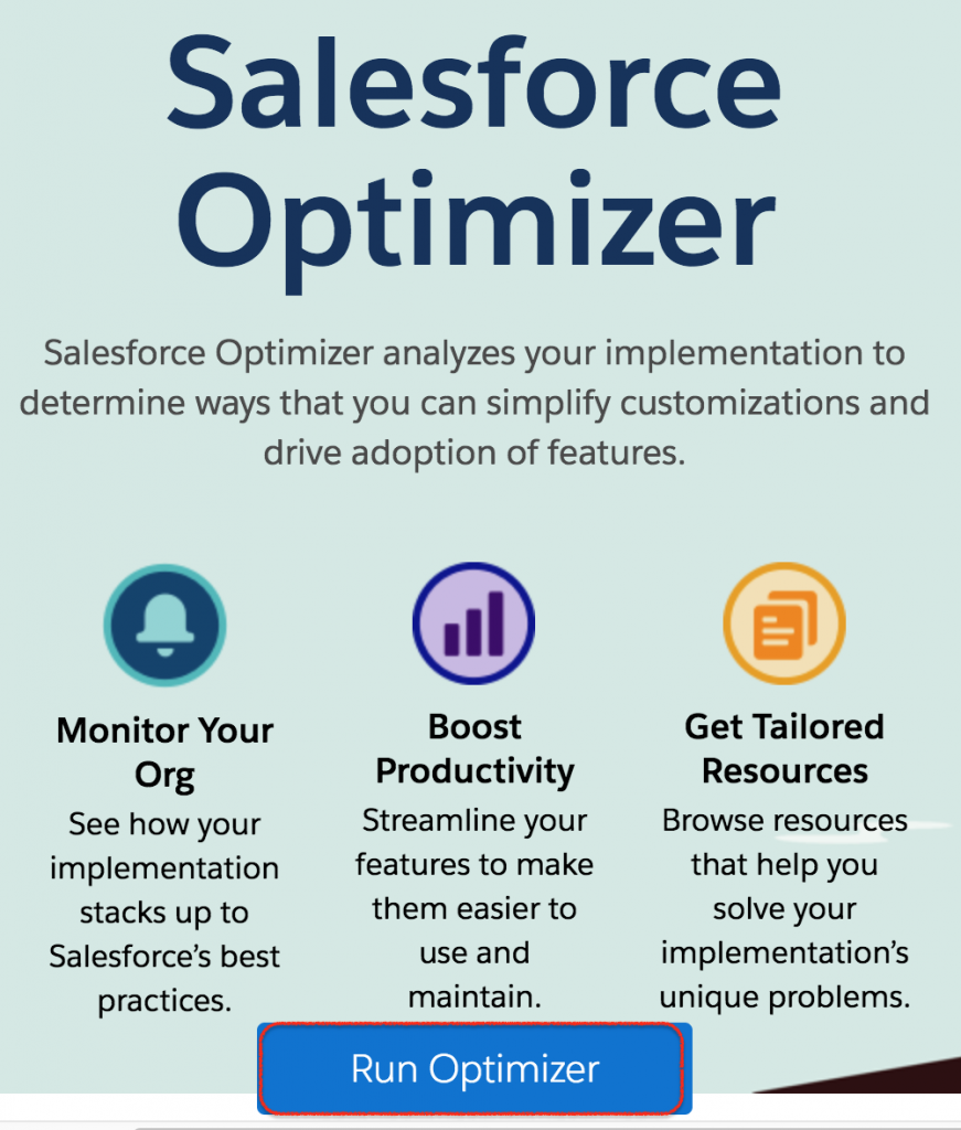 What is Salesforce Optimizer, Salesforce Health Check - Salesforce tutorial