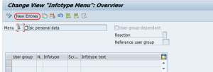 SAP HR - What is an Infotype Menu (Define Infotype Menus)