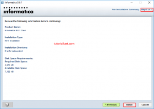 Informatica PowerCenter Installation Step by Step guide