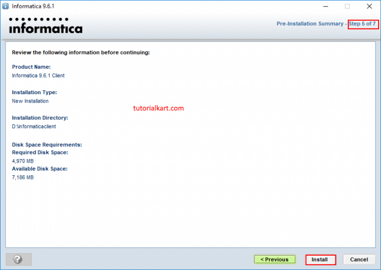 Informatica PowerCenter Installation Step by Step guide