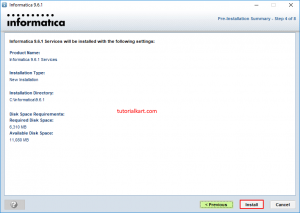 Informatica PowerCenter Installation Step by Step guide
