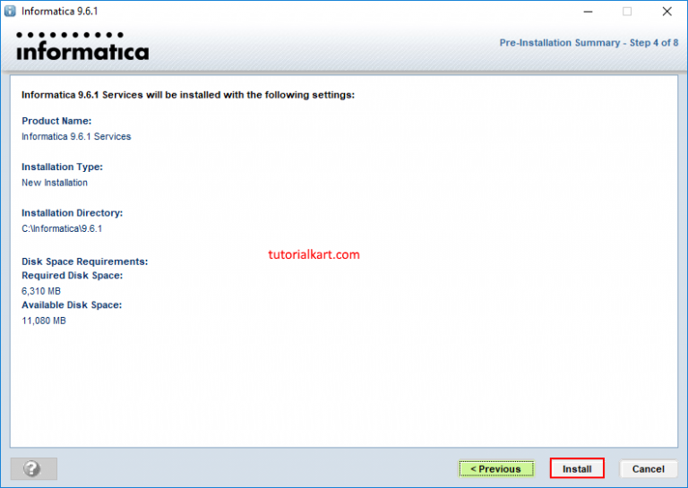 Informatica PowerCenter Installation Step by Step guide