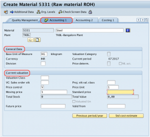 SAP MM - Create Material Master Record (Material Codes) in SAP