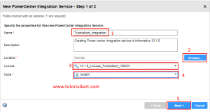 Creating PowerCenter Integration Service in Informatica - Guide