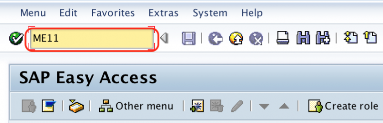 SAP MM - How to Create Purchase Info Record