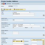 SAP FICO - Create Vendor Master Record (Vendor Code) in SAP