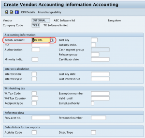 SAP FICO - Create Vendor Master Record (Vendor Code) in SAP
