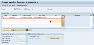 SAP FICO - Create Vendor Master Record (Vendor Code) in SAP