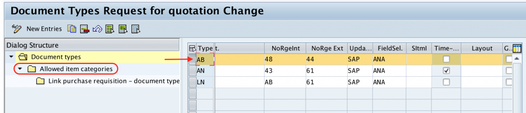 SAP MM - Define Document Types for RFQ/ Quotation