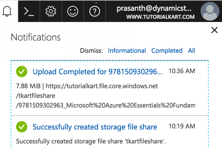 What is Azure File Storage ? Creating Azure File Share