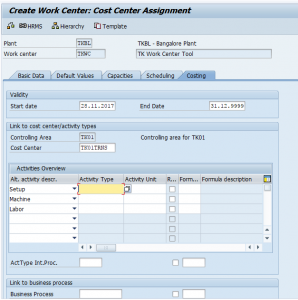 SAP PM - How to Create Work Centres in SAP