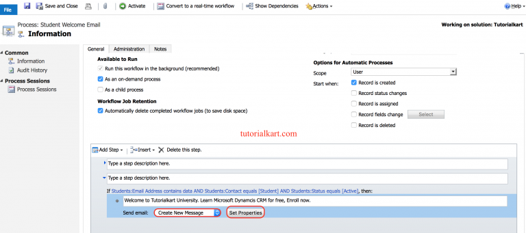 What is a workflow in Dynamics 365 - Learn how to create Workflow
