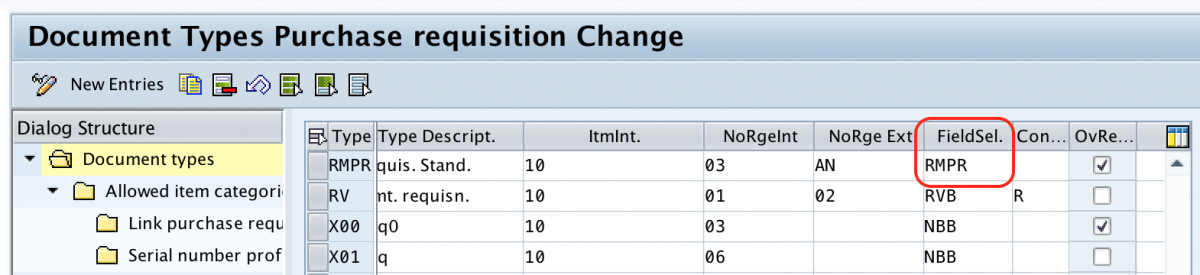 SAP MM - Define Screen Layout at Document Level