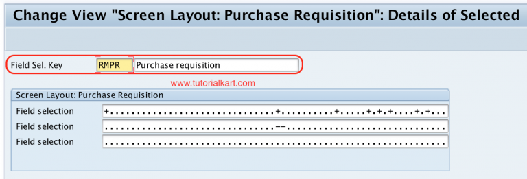 Sap Mm Define Screen Layout At Document Level
