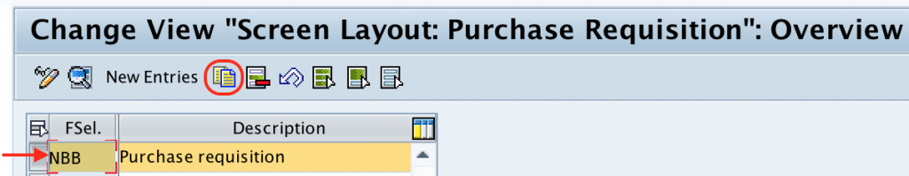 SAP MM - Define Screen Layout at Document Level