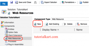 What are Web Resources in Dynamics 365 , Create and Edit