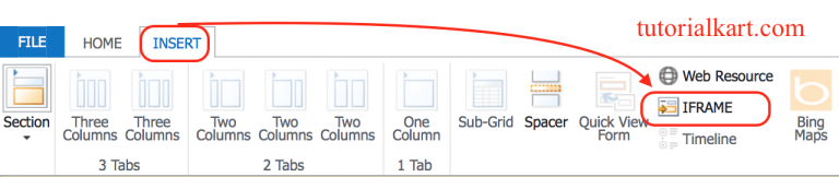 How to create Entity Forms in Dynamics 365, IFRAMES, Sections