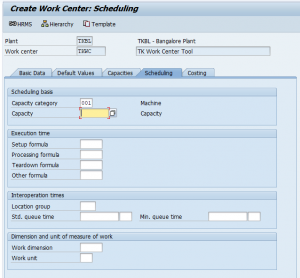 SAP PM - How to Create Work Centres in SAP - TutorialKart