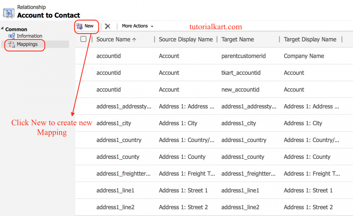 Relationships in Microsoft Dynamics CRM : 1:N, N:1, N:N