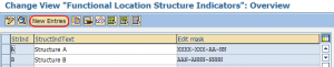 SAP MM - Create Structure Indicator for Functional Locations