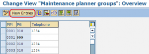 SAP PM - Define Maintenance Planner Groups in SAP