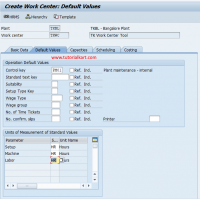 SAP PM - How to Create Work Centres in SAP