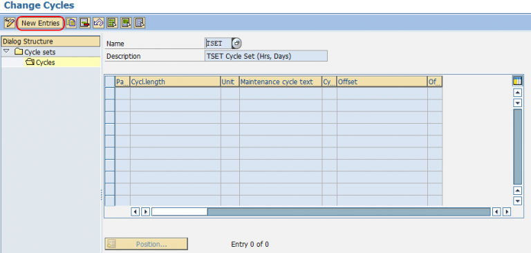 SAP PM - How to Create Cycle Sets in SAP