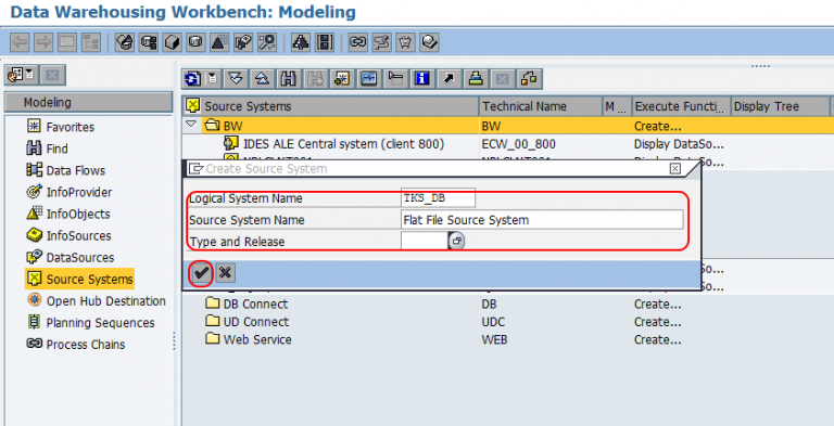 SAP BW - How to Create Flat File Source System in SAP - TutorialKart