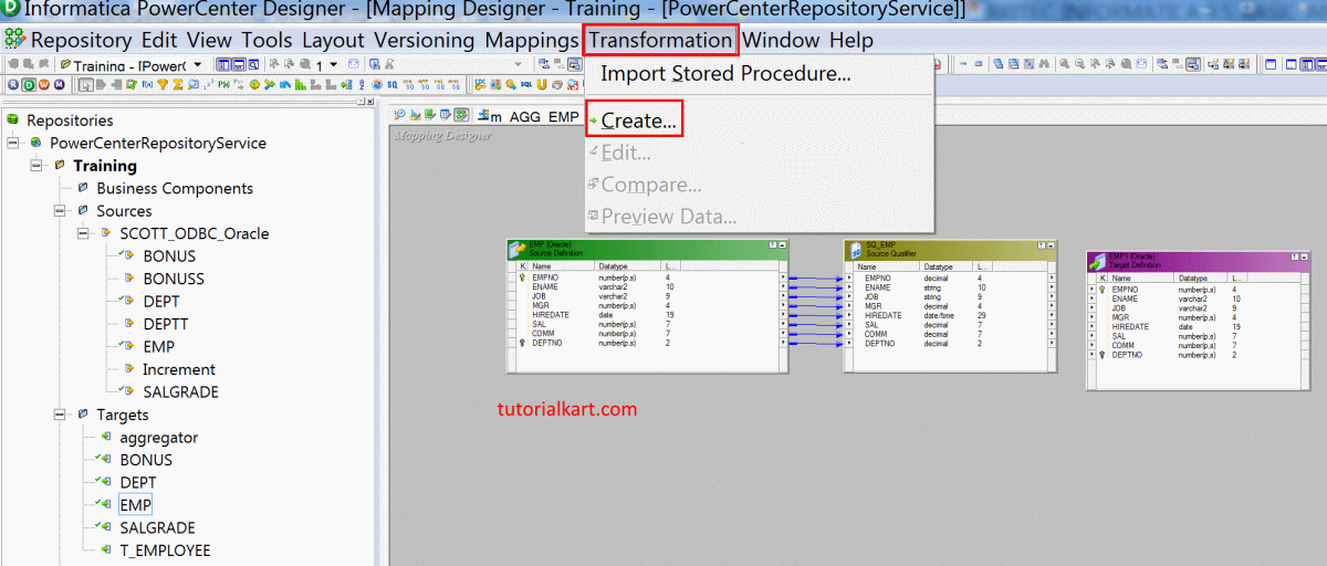 Informatica Transformations Create Aggregator Transformation 5791