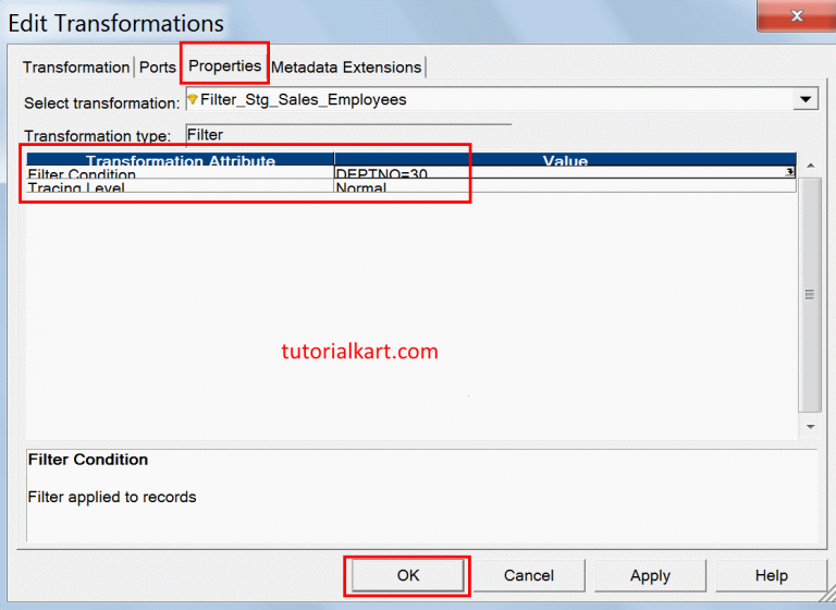 Create Rank Transformation in Informatica with example
