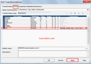 Create Rank Transformation in Informatica with example