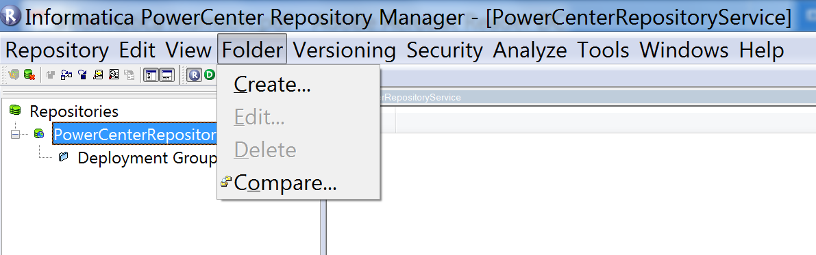 How to create Users and Folders in Informatica PowerCenter?