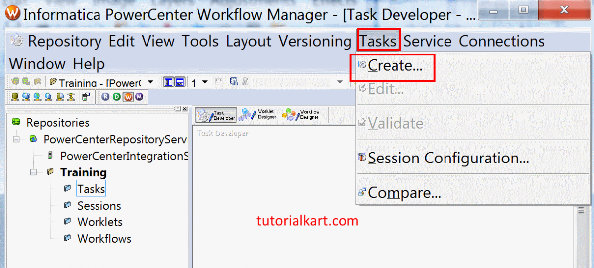 What is a Session in Informatica? Create Reader, Writer Connections