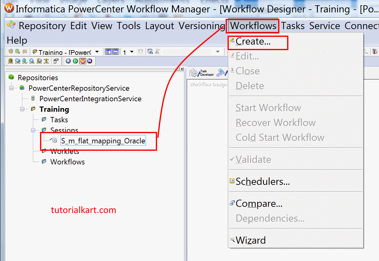 Workflow In Informatica Create And Run Informatica Workflow