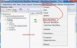 Workflow in Informatica? Create & run Informatica workflow