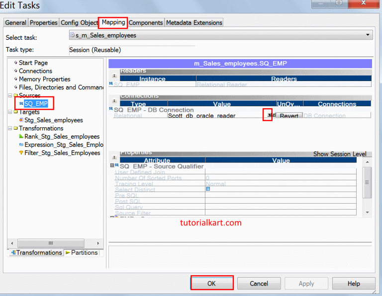 Create Rank Transformation in Informatica with example