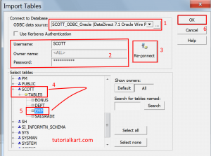 Informatica Source Analyzer - Import Source form Database