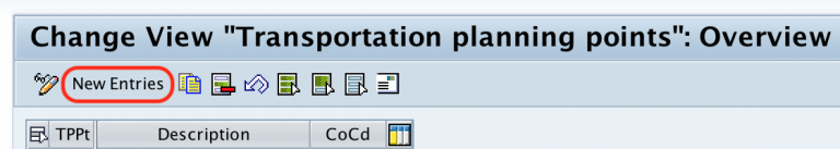 SAP SD - Maintain Transportation Planning Point in SAP
