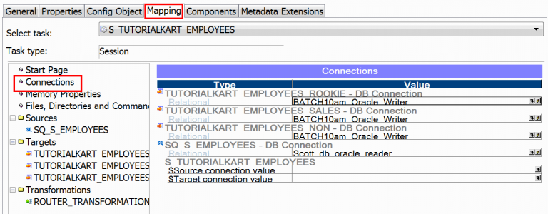 Router Transformation in Informatica - Multiple targets - TutorialKart