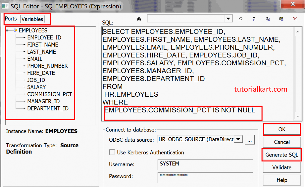 Source Qualifier Transformation In Informatica Example