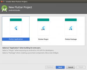 Flutter - Basic Application - Android Studio - Example